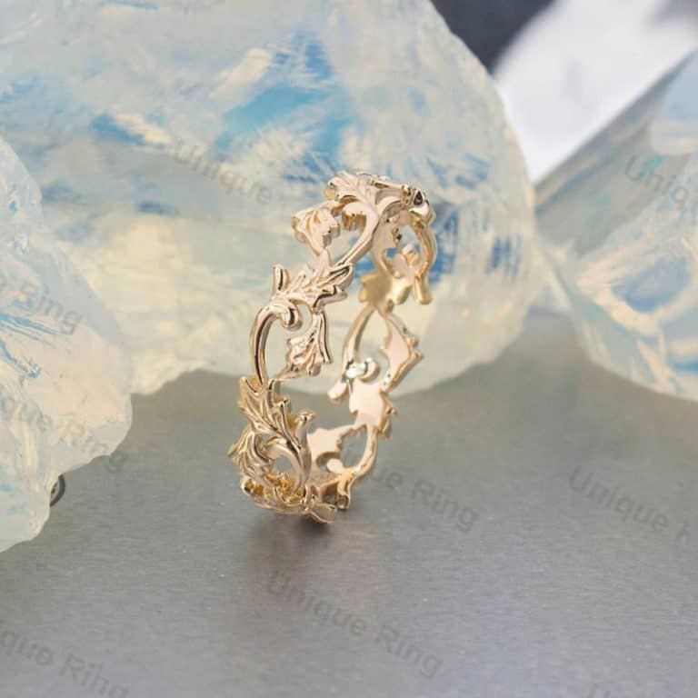 How to Choose the Perfect Floral Pattern Wedding Band – The Wedding Club